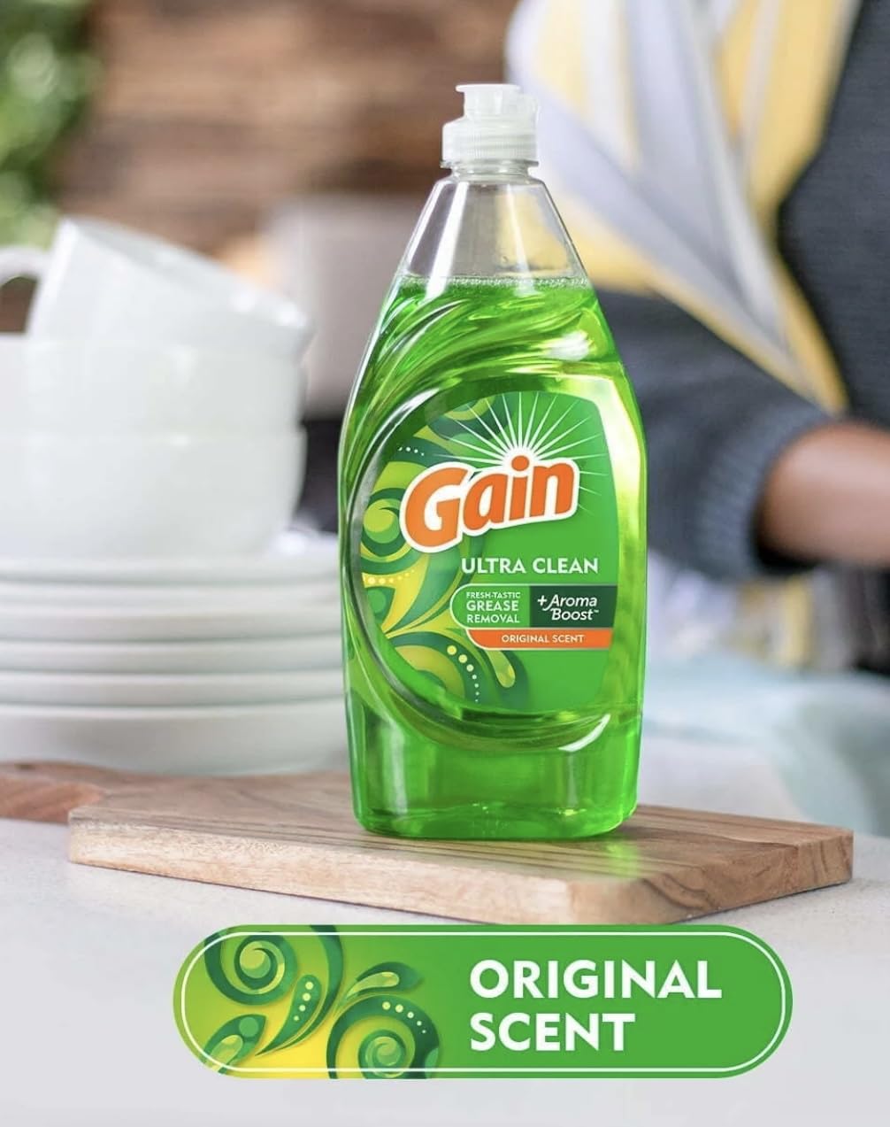 Gain Ultra Dishwashing Liquid - 8 Ounce - Original - 2 pk