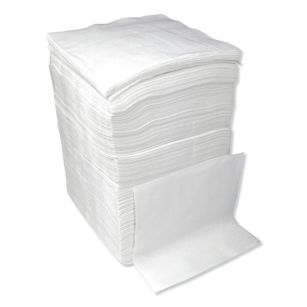 Boardwalk BWK8310 12 in. x 12 in. 1-Ply 1/4-Fold Lunch Napkins - White (6000/Carton)