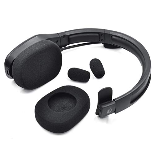 defean Repair Parts Suit Replacement Ear Pads Cushion 4 x mic Foam Compatible with BlueParrott B450-XT B450XT Noise Cancelling Headset
