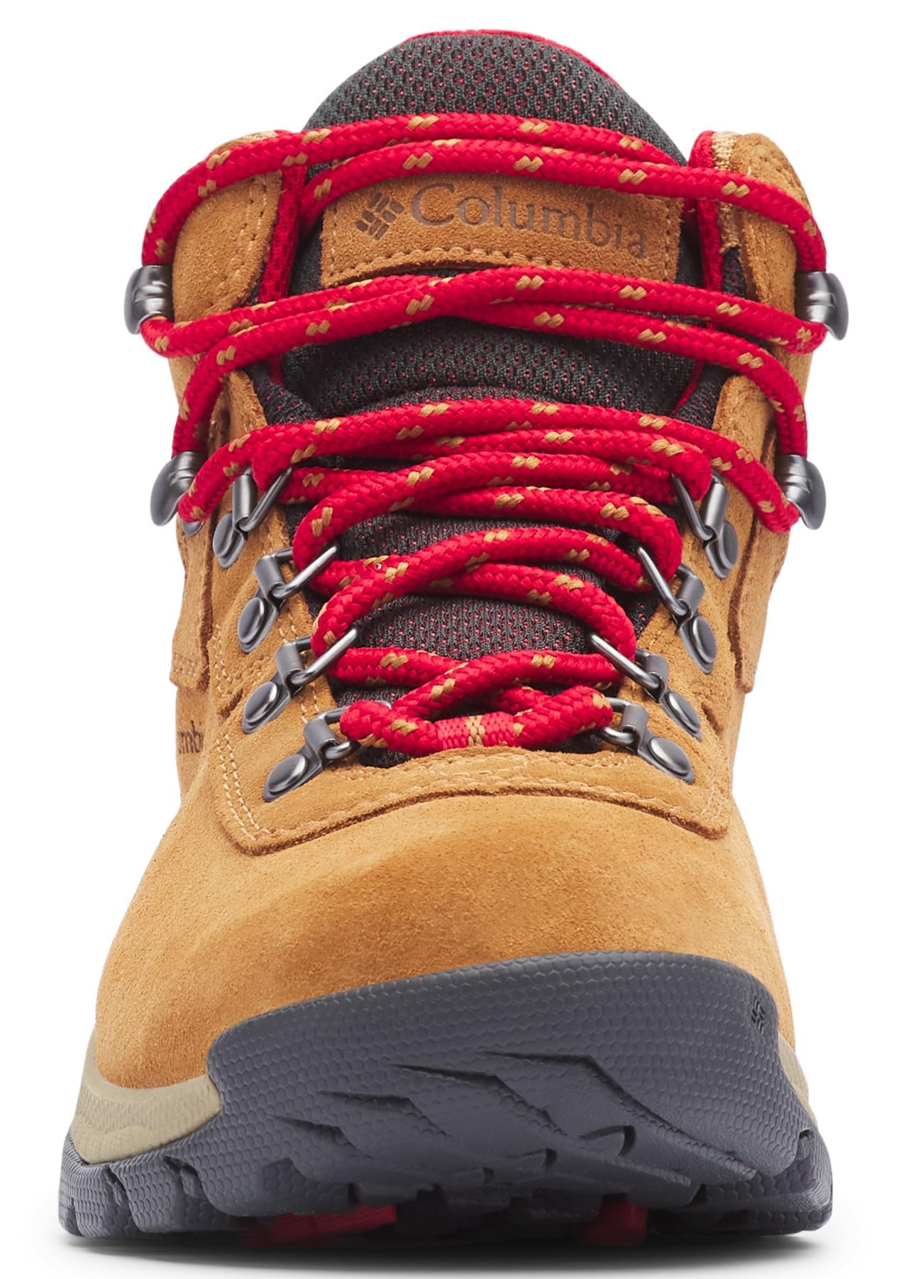 Columbia Women's Newton Ridge Plus Waterproof Amped, Elk/Mountain Red, 8