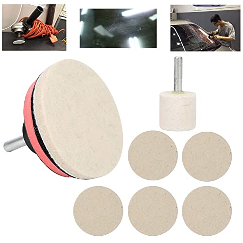 Glass Polishing Kit Car Windscreen Glass Scratch Remover 100g Cerium Oxide Powder Polishing Kit Wheels Set Polish Pads