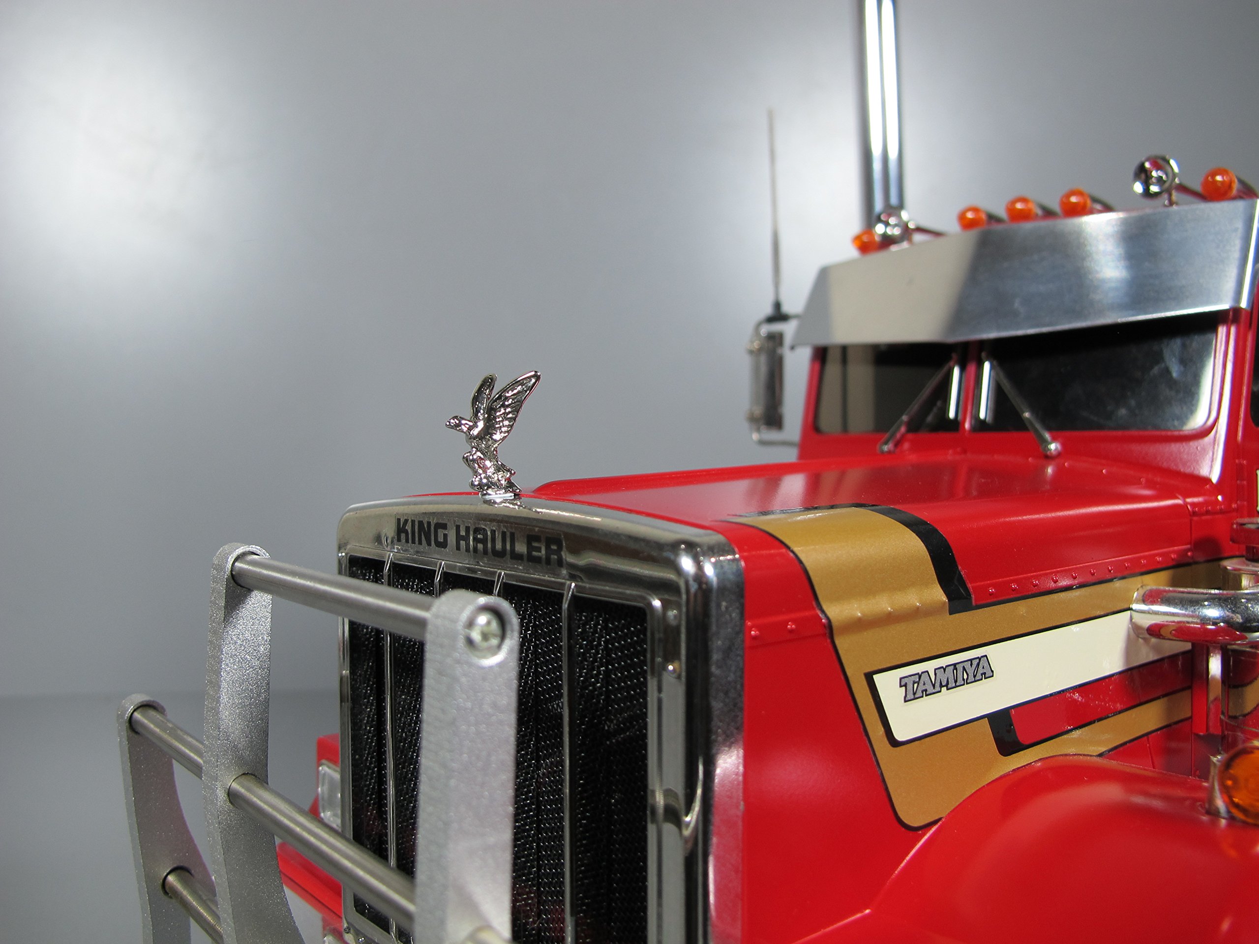 for Remote Control Toy Accessory Semi Truck Custom Front Hood Grill Ornament Emblem Eagle for Tamiya 1/14 Semi King Hauler Truck