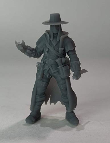 Water Washable Resin Durable Non-Brittle Low Odor 3D Printer Resin Optimized for Mono LCD Made in The USA 405nm Photopolymer Resin for LCD 3D Printing 1L Grey