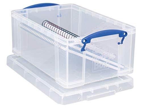 Really Useful Plastic Storage Box 9 Litre Clear