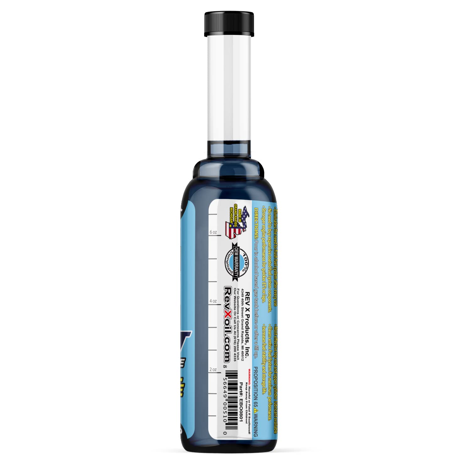 REV X E-Boost E85 & Alcohol Fuel Additive - 8 fl. oz Treats 25 Gallons