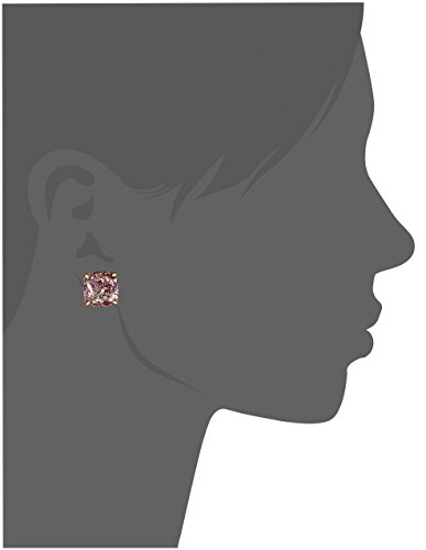 kate spade new york Small Square Rose Gold-Tone Stud Earrings