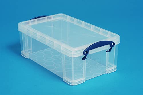 Really Useful Plastic Storage Box 9 Litre Clear