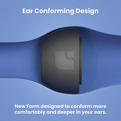 Foam Masters Memory Foam Ear Tips for AirPods Pro 1st & 2nd Gen | 3 Pairs | New Version 4.0 - Black Magic | Comfortable | Secure | Better Noise Cancellation | Replacement Buds (Assorted S/M/L, Black)