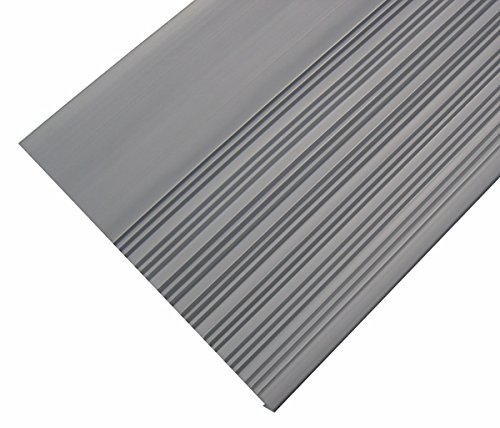 American Floor Mats Light-Duty 1/8inches Thick Gray 48inches Wide Vinyl Stair Treads
