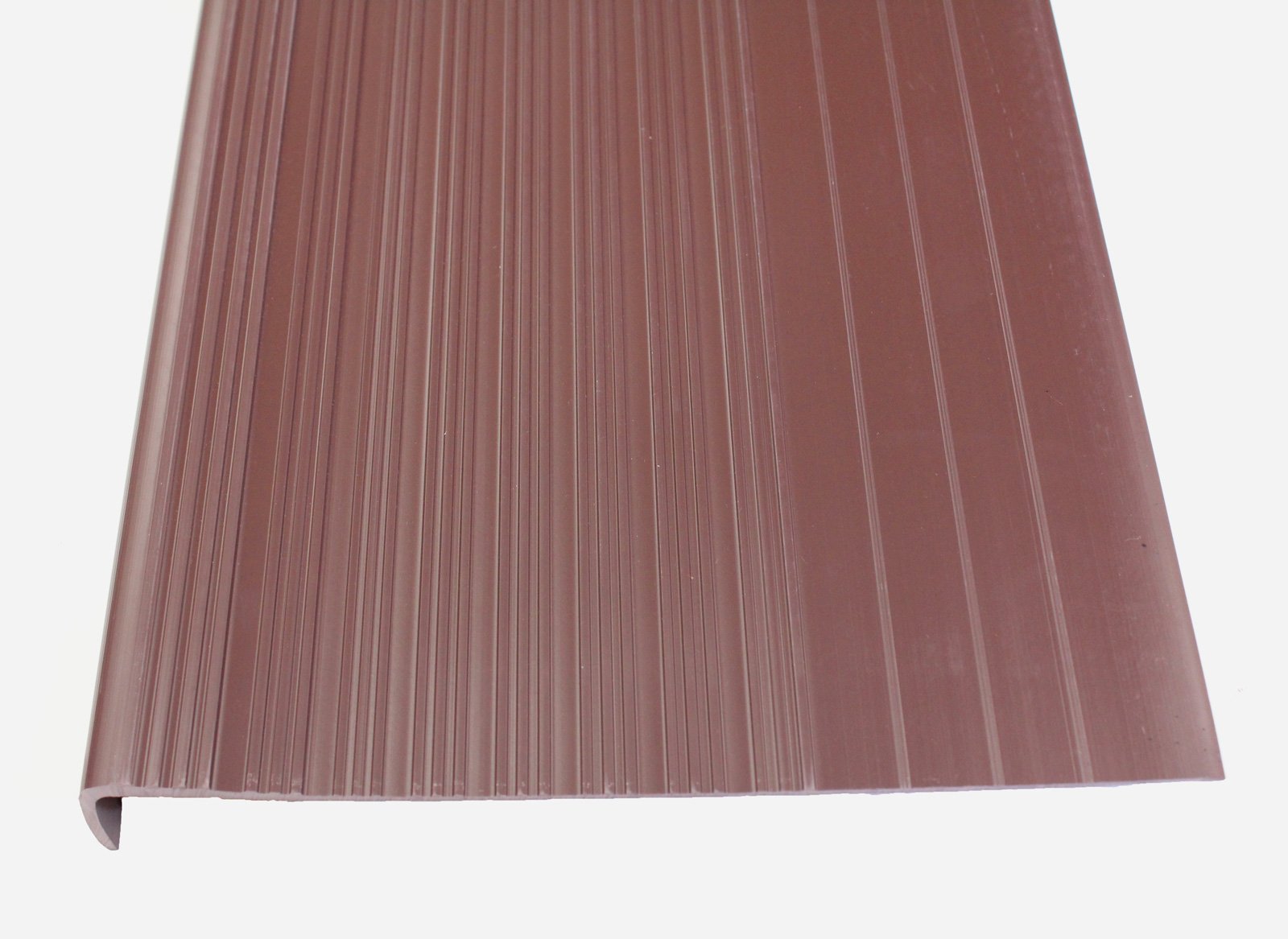 American Floor Mats Light-Duty 1/8inches Thick Gray 48inches Wide Vinyl Stair Treads
