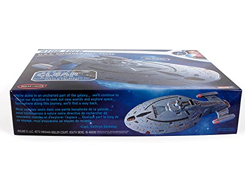 Round 2 Polar Lights Star Trek U.S.S. Voyager (Snap) 2T 1:1000 Scale Model Kit (POL980M)