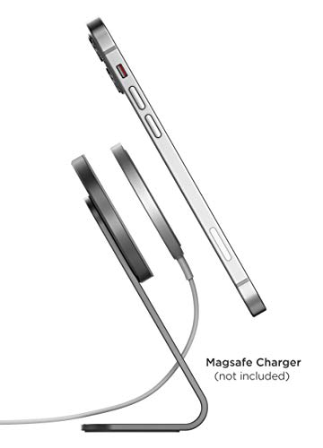 Encased Magsafe Desktop Stand Compatible with iPhone 14,13, 12, Pro Max, Aluminum Charging Dock Phone Mount