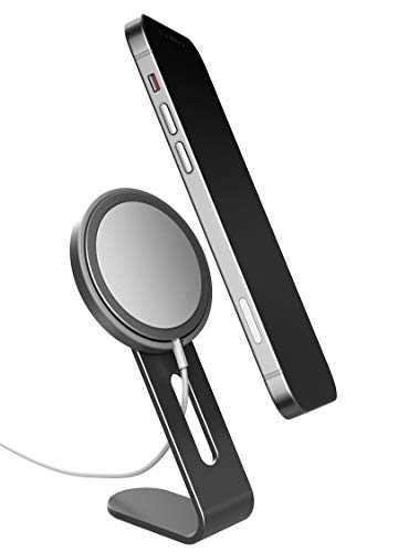 Encased Magsafe Desktop Stand Compatible with iPhone 14,13, 12, Pro Max, Aluminum Charging Dock Phone Mount