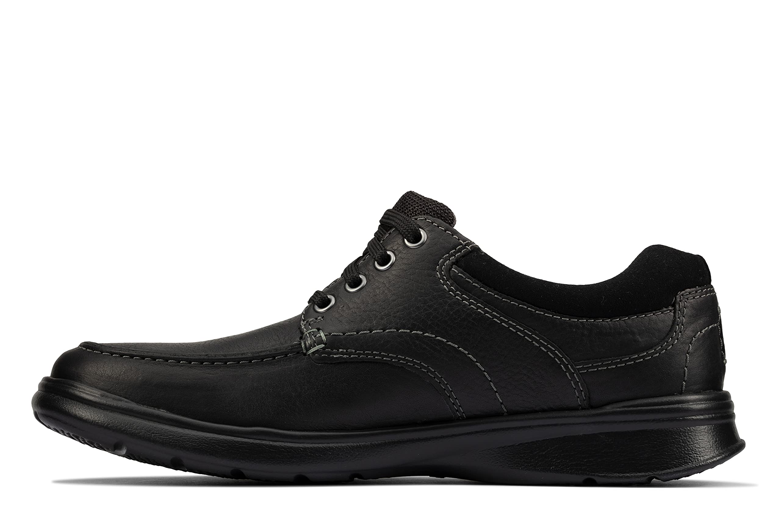Clarks Men's Cotrell Edge Oxford, Black Oily Leather, 9.5 W US