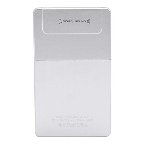 1.77 HD Color Screen Phone, Mini Card Mobile Phone, Ultrathin Cell Phone with 3.5mm Headset Port, Bluetooth Dialer Dual SIM, Intelligent Antiloss Fuction(Silver)