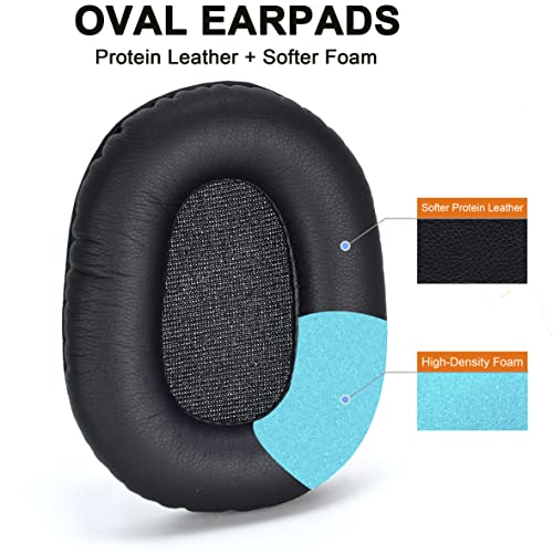 B450 XT Ear Pads - defean Replacement Ear Cushion Cover Mic Foam Compatible with VXI BlueParrott B450-XT B450XT B450 XT Headset,Softer Leather,High-Density Noise Cancelling Foam, Added Thickness