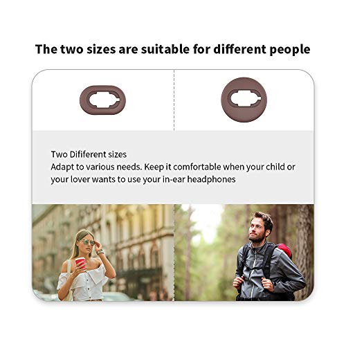 Woocon [8 Pairs] for Galaxy Buds Live Ear Tips Anti-Slip/Dust Silicone Ear Tips Ear Cushion Ear Gel Accessories Compatible with Samsung Galaxy Buds Live - S/L (Rose Gold)