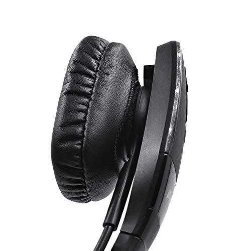 B450 XT Ear Pads - defean Replacement Ear Cushion Cover Mic Foam Compatible with VXI BlueParrott B450-XT B450XT B450 XT Headset,Softer Leather,High-Density Noise Cancelling Foam, Added Thickness