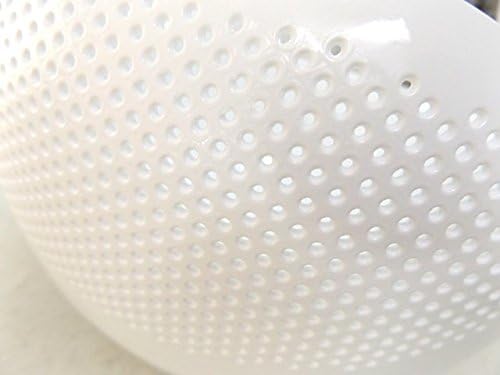 Japanese Design 2.1Qt (2L) Rice Washer Strainer Colanders for Vegetable, Bean, Fruit, Pasta (Small, White)