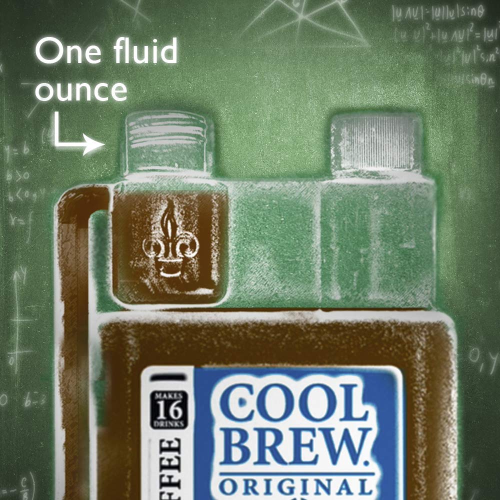 CoolBrew Decaf 6 Pack - 16 DRINKS PER BOTTLE - Fresh Cold Brew Liquid Concentrate - For Iced or Hot Coffee, Unsweetened, No Preservatives