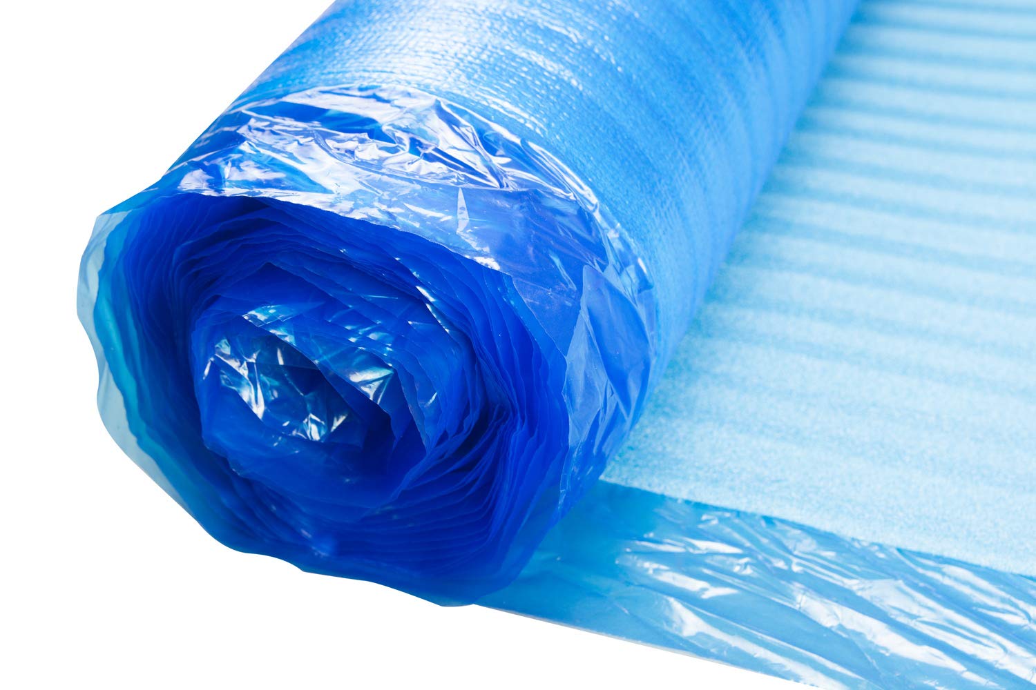 3in1 Vapor Barrier Flooring Underlayment w/Overlap and pre-Attached Tape Strip - Bestlaminate- 2mm - 100sq.ft roll