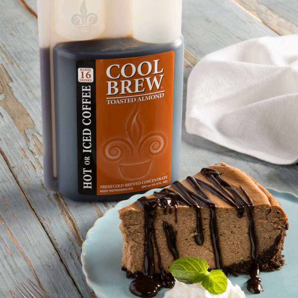 CoolBrew Decaf 6 Pack - 16 DRINKS PER BOTTLE - Fresh Cold Brew Liquid Concentrate - For Iced or Hot Coffee, Unsweetened, No Preservatives