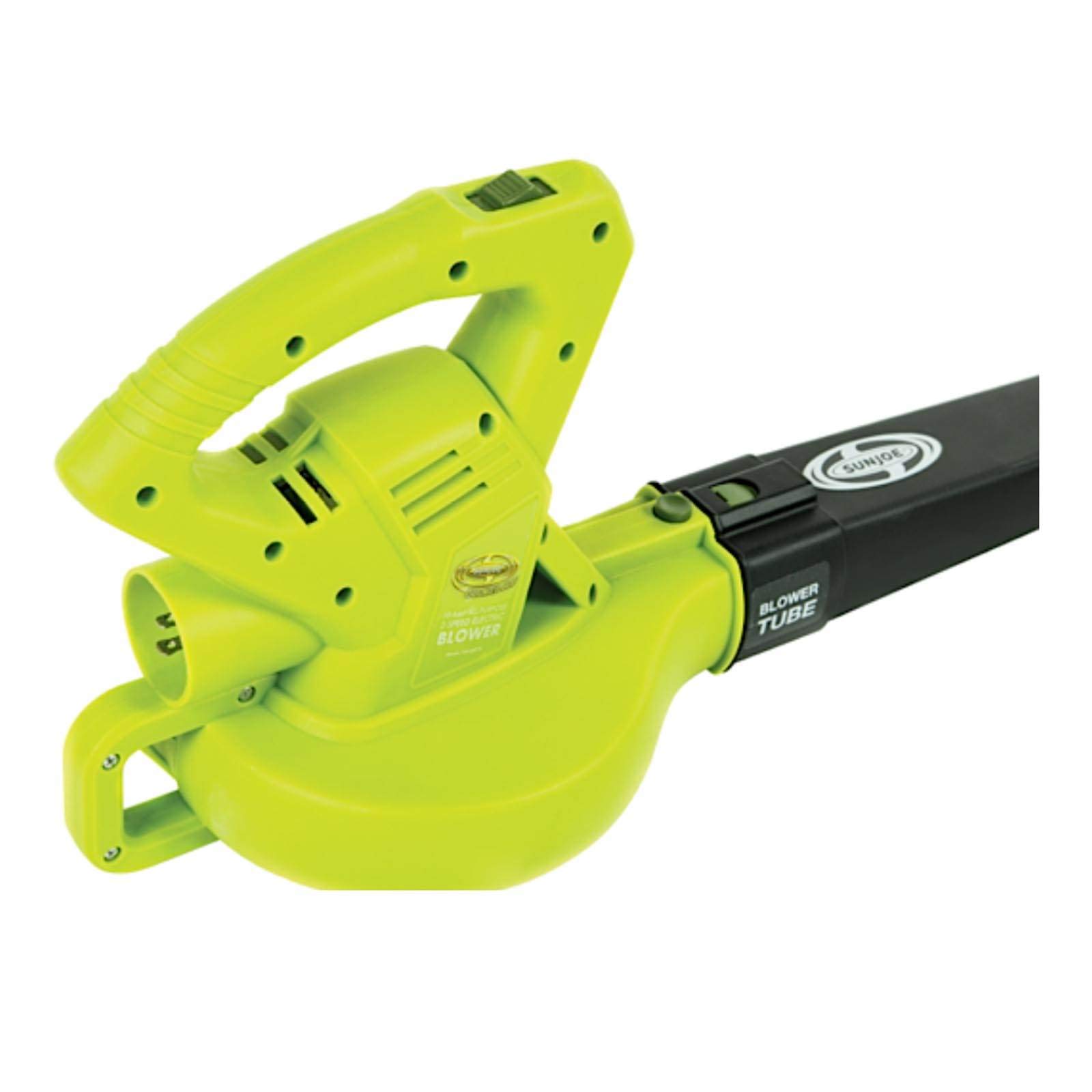 Sun Joe SBJ601E 10 Amp 215 Max MPH All-Purpose 2-Speed Electric Blower, Green