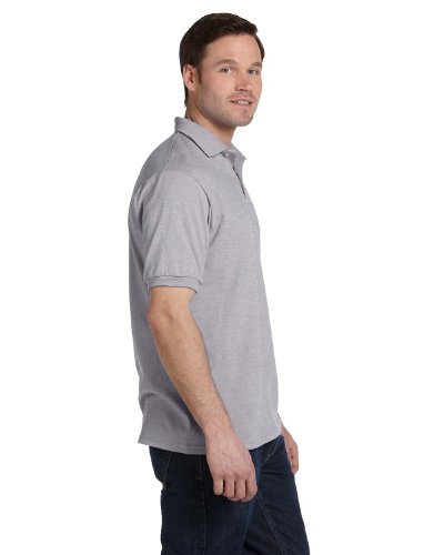 Hanes mens Short-sleeve Jersey (Pack of 2) polo shirts, Light Steel, 3X-Large US