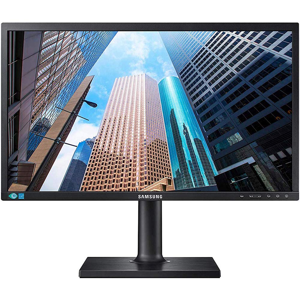 Samsung Business SE450 Series 23.6 inch FHD 1920x1080 Desktop Monitor for Business with DisplayPort, DVI, VGA, VESA mountable, 3-Year Warranty, TAA (S24E450DL)