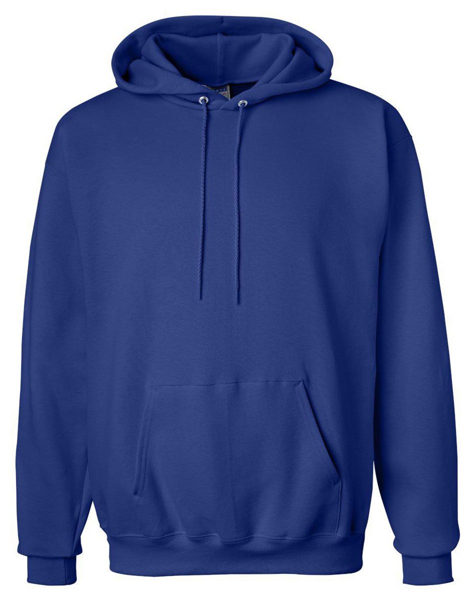 Hanes Men's Ultimate Cotton Heavyweight Pullover Hoodie Sweatshirt, Deep Royal, Large