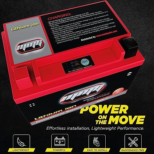 MMG YTX14-BS Lithium Ion Factory Sealed Powersports Battery 12V 300CCA, ATV for Honda TRX Series Fourtrax Rancher Foreman Rubicon (MMG4)