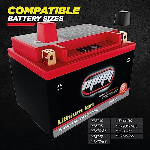MMG YTX14-BS Lithium Ion Factory Sealed Powersports Battery 12V 300CCA, ATV for Honda TRX Series Fourtrax Rancher Foreman Rubicon (MMG4)
