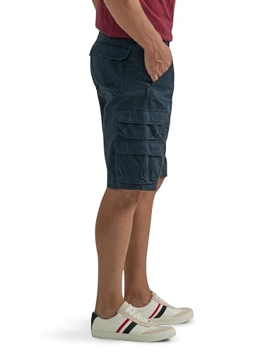 Wrangler Authentics Men's Premium Twill Cargo Short (Bennard), Midnight, 38