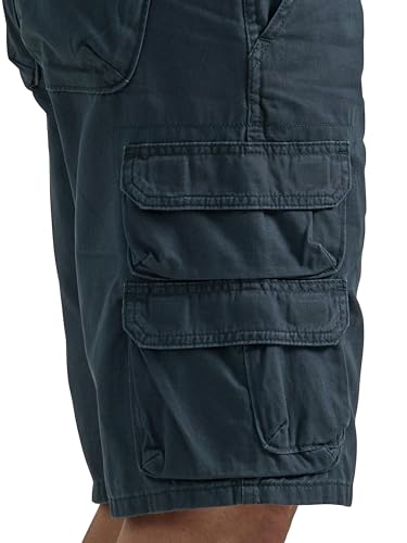 Wrangler Authentics Men's Premium Twill Cargo Short (Bennard), Midnight, 38