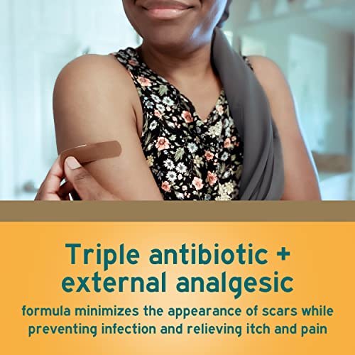 Neosporin Antibiotic Pain-Relieving, Anti-Itch, & Scar Appearance Minimizer Ointment with Neomycin & Bacitracin Zinc, 24-Hour Infection Protection for Minor Cuts, Scrapes & Burns,.5 oz