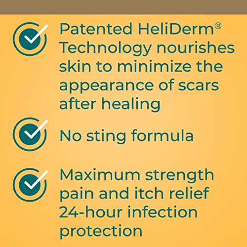 Neosporin Antibiotic Pain-Relieving, Anti-Itch, & Scar Appearance Minimizer Ointment with Neomycin & Bacitracin Zinc, 24-Hour Infection Protection for Minor Cuts, Scrapes & Burns,.5 oz