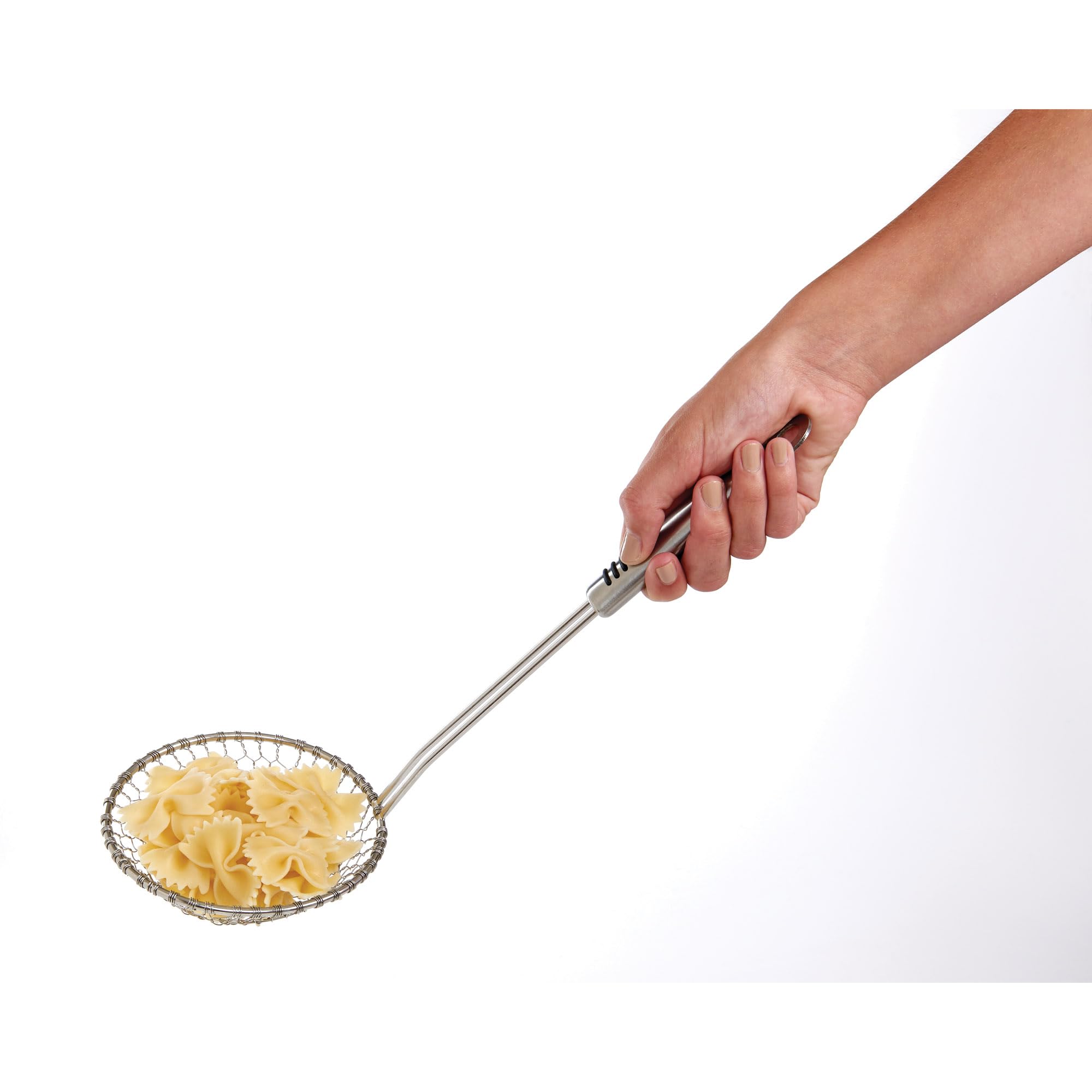Helen’s Asian Kitchen Spider Strainer, All Stainless Steel, 5-Inch Strainer Basket With 10.25-Inch Handle