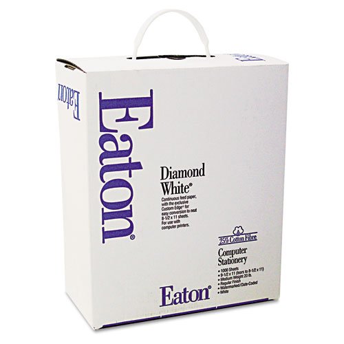 Southworth - 25% Cotton Continuous Paper, White, 20lb, 9-1/2 x 11, Perforated, 100 Sheets 35-520-10 (DMi BX