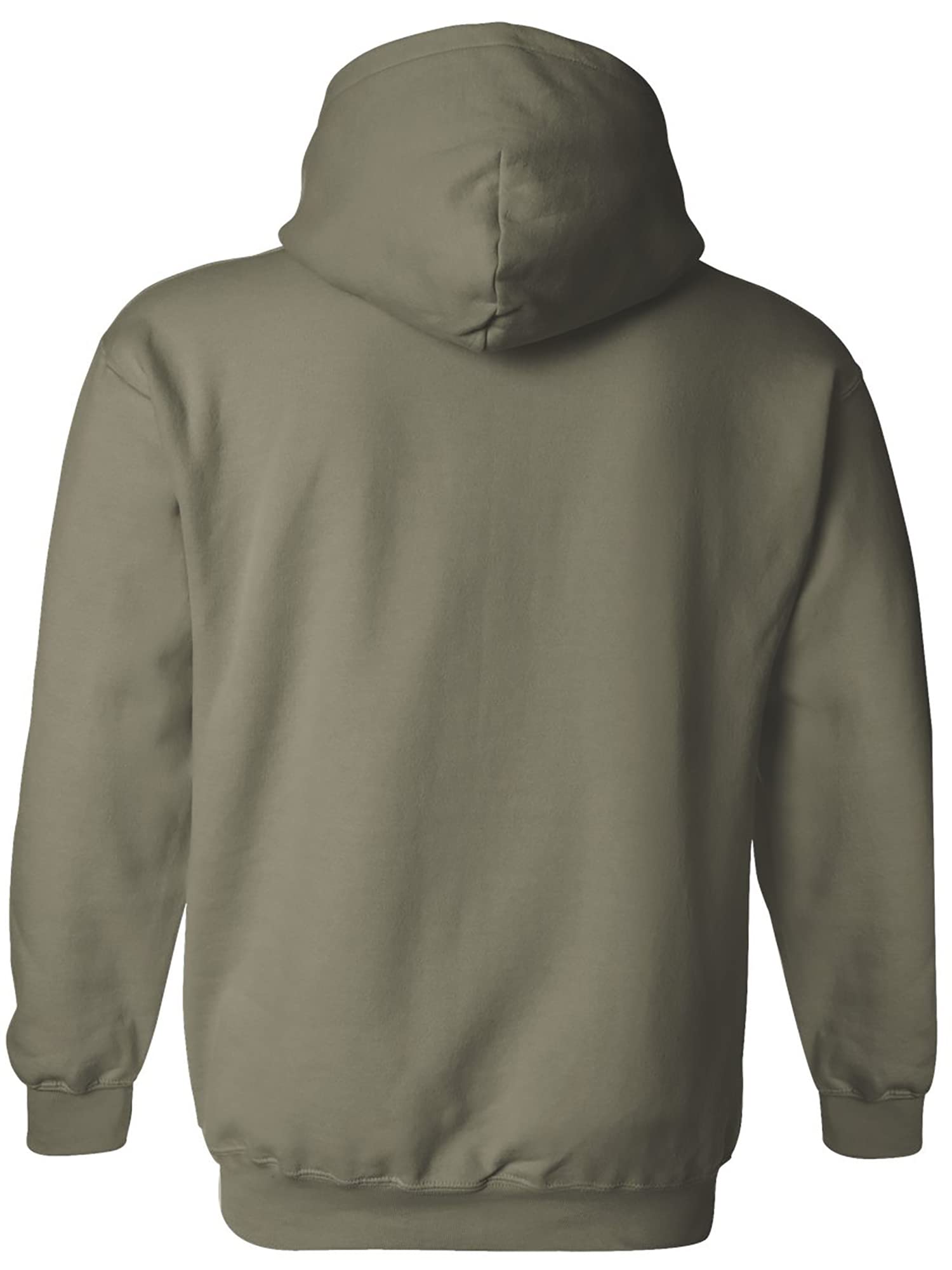 zerogravitee Army Veteran BLACK logo Hooded Sweatshirt in Military Green - XXX-Large
