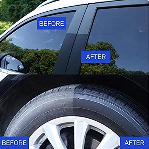 Car Plastic Parts Refurbish Agent 10ml - Coating Paste Maintenance Car Cleaner, Automotive Interior Plastic Part Retreading, Multi-Functional Restore for Car (3Pcs)