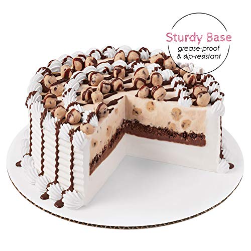 10 Inch White Cake Boards [24 Pack] Cake Rounds, Disposable Cake Board, Cake Base Cardboard, 10" Cake Circles Plate or Stand