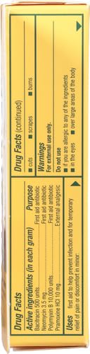 Neosporin Antibiotic Pain-Relieving, Anti-Itch, & Scar Appearance Minimizer Ointment with Neomycin & Bacitracin Zinc, 24-Hour Infection Protection for Minor Cuts, Scrapes & Burns,.5 oz