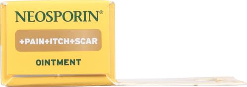 Neosporin Antibiotic Pain-Relieving, Anti-Itch, & Scar Appearance Minimizer Ointment with Neomycin & Bacitracin Zinc, 24-Hour Infection Protection for Minor Cuts, Scrapes & Burns,.5 oz