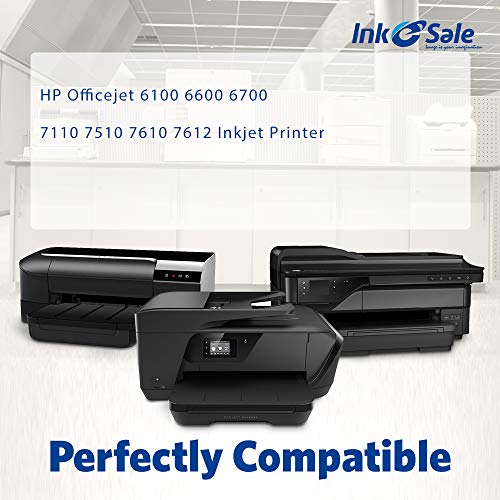 INK E-SALE Compatible 932 XL 933 XL Ink Cartridge Replacement for HP 932XL 933XL 932 933 combo pack for HP Officejet 6700 6600 6100 7610 7110 7612 7610 7510 Printer (4 Pack, Black Cyan Magenta Yellow)