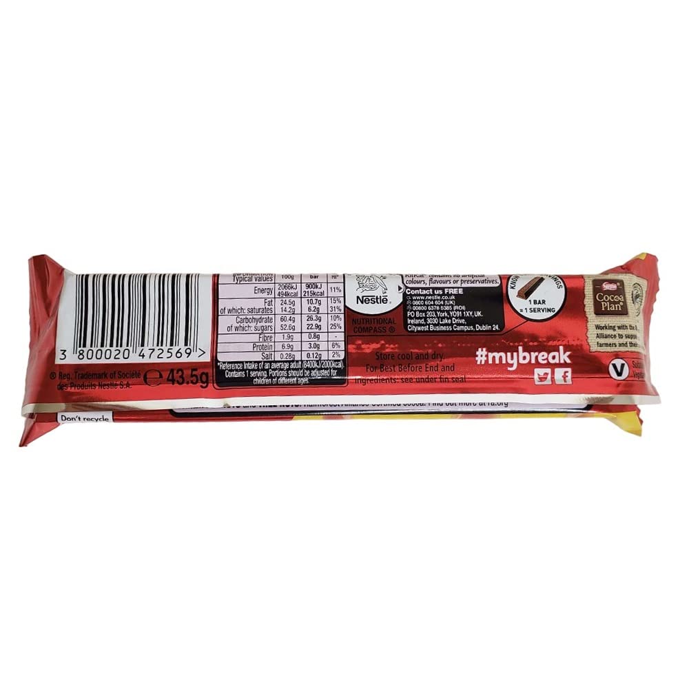 Nestle KitKat Chunky Caramel 43.5g (Pack Of 12)