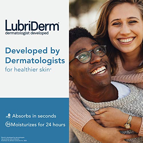 Lubriderm Men's 3-In-1 Lotion Enriched with Soothing Aloe for Body and Face, Non-Greasy Post Shave Moisturizer with Light Fragrance, 16 fl. oz