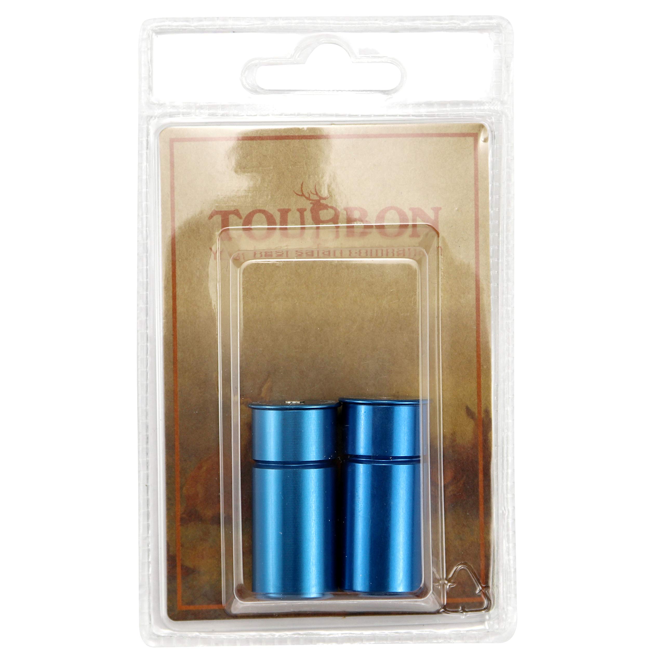 TOURBON Hunting Aluminum Shotgun 12 Gauge Snap Cap -Blue (Pack of 2 Pieces)
