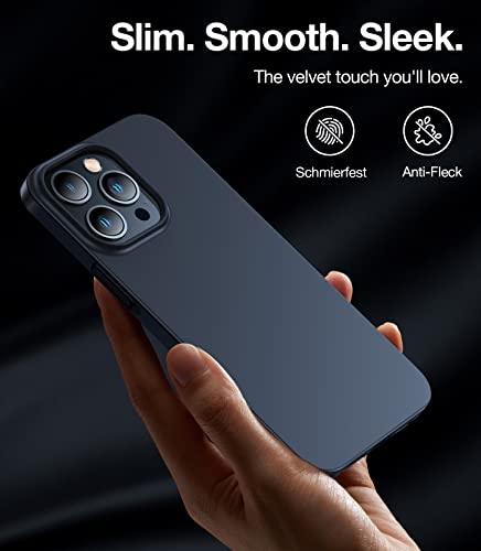 TORRAS Magnetic Slim Designed for iPhone 12 Pro Case/iPhone 12 Case Ultra Thin Durable Protection Hard Silky Matte Finish iPhone 12 MagSafe Case 6.1'', Graphite Black