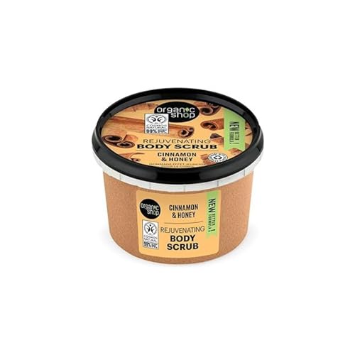 Organic Shop Body Scrub Natural Cinnamon and Honey 250ml