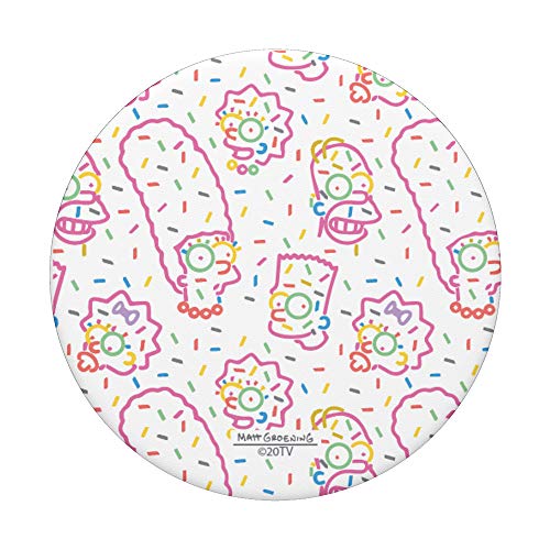 The Simpsons Family Rainbow Sprinkles PopSockets Swappable PopGrip